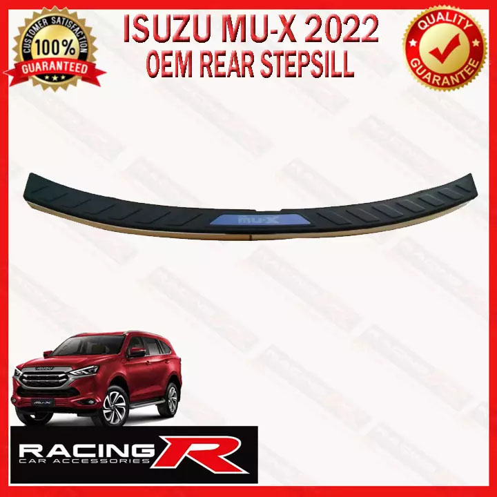 Isuzu Mux 2021 to 2024 OEM Rear Step sill or Rear Bumper Guard ...