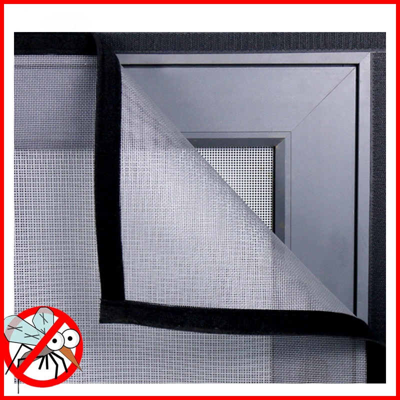 Anti-lamok screen mesh anti-door plastic gauze Velcro window screen ...