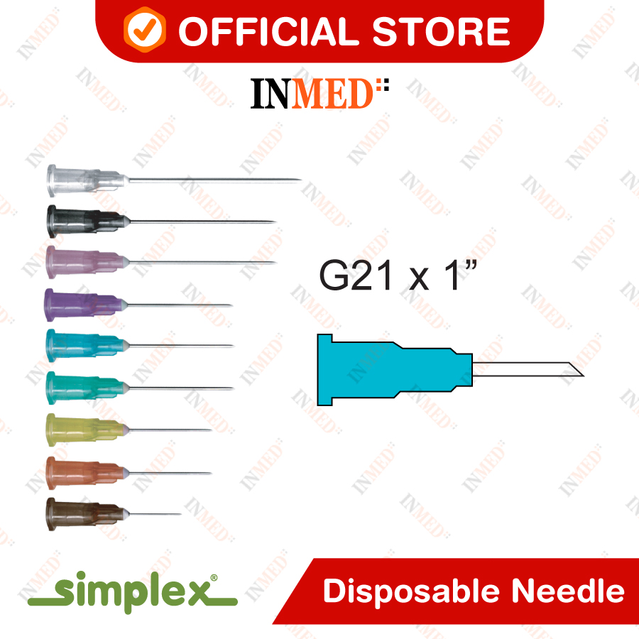 Simplex Disposable Needle, 100 pieces per box | Lazada PH