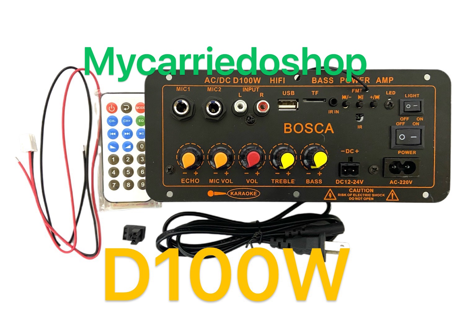 AC/DC D100W OK HIFI Bass Power Amplifier BOSCA High Quality | Lazada PH