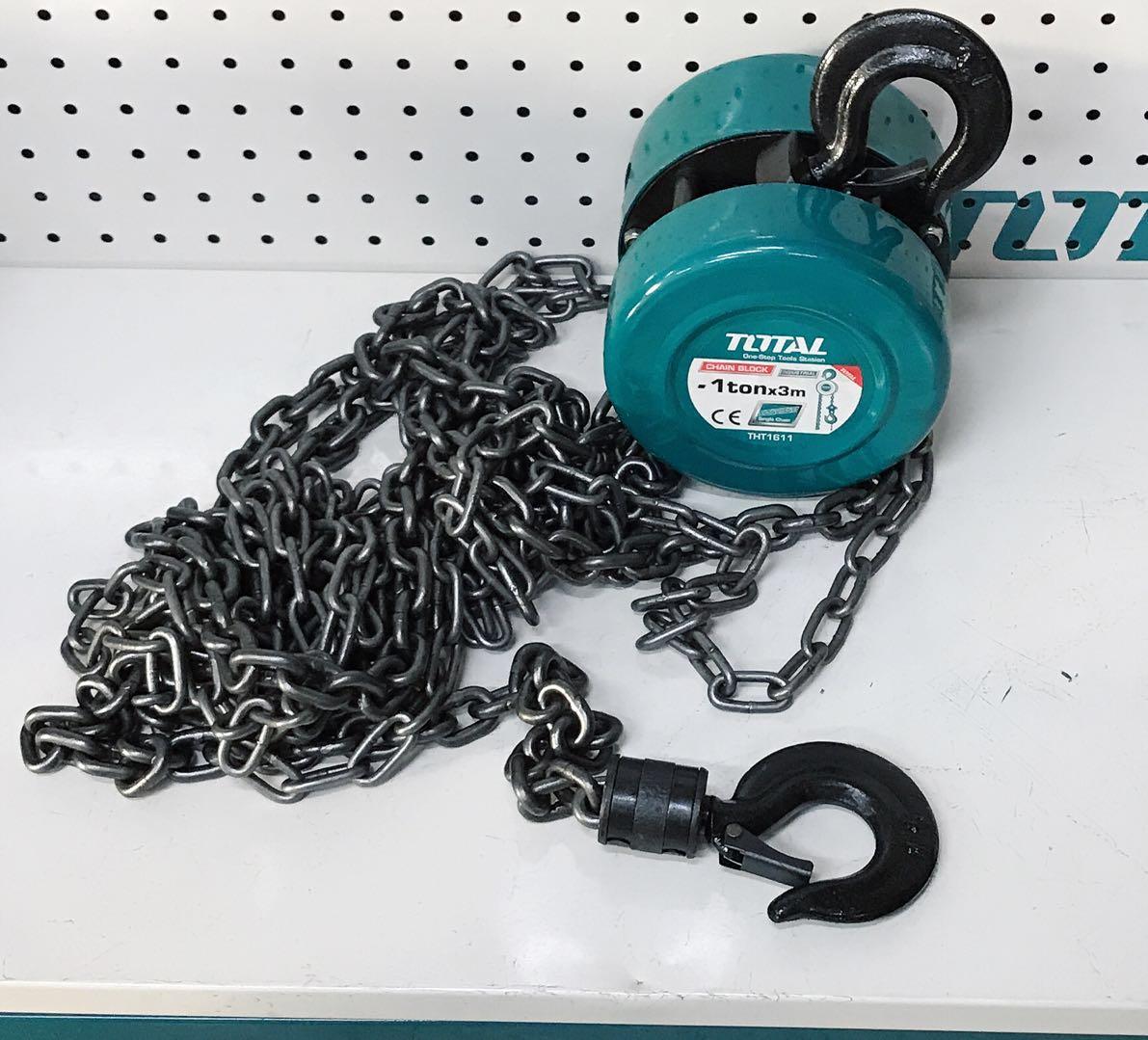 TOTAL Chain block 1ton Premium Industrial TOOLS THT1611 | Lazada PH