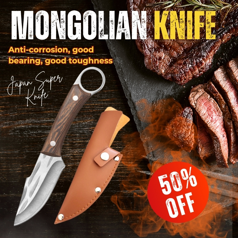 Mongolian Knife Tazaki Japanese Knife Kitchen Knife Chopping Knife Meat ...