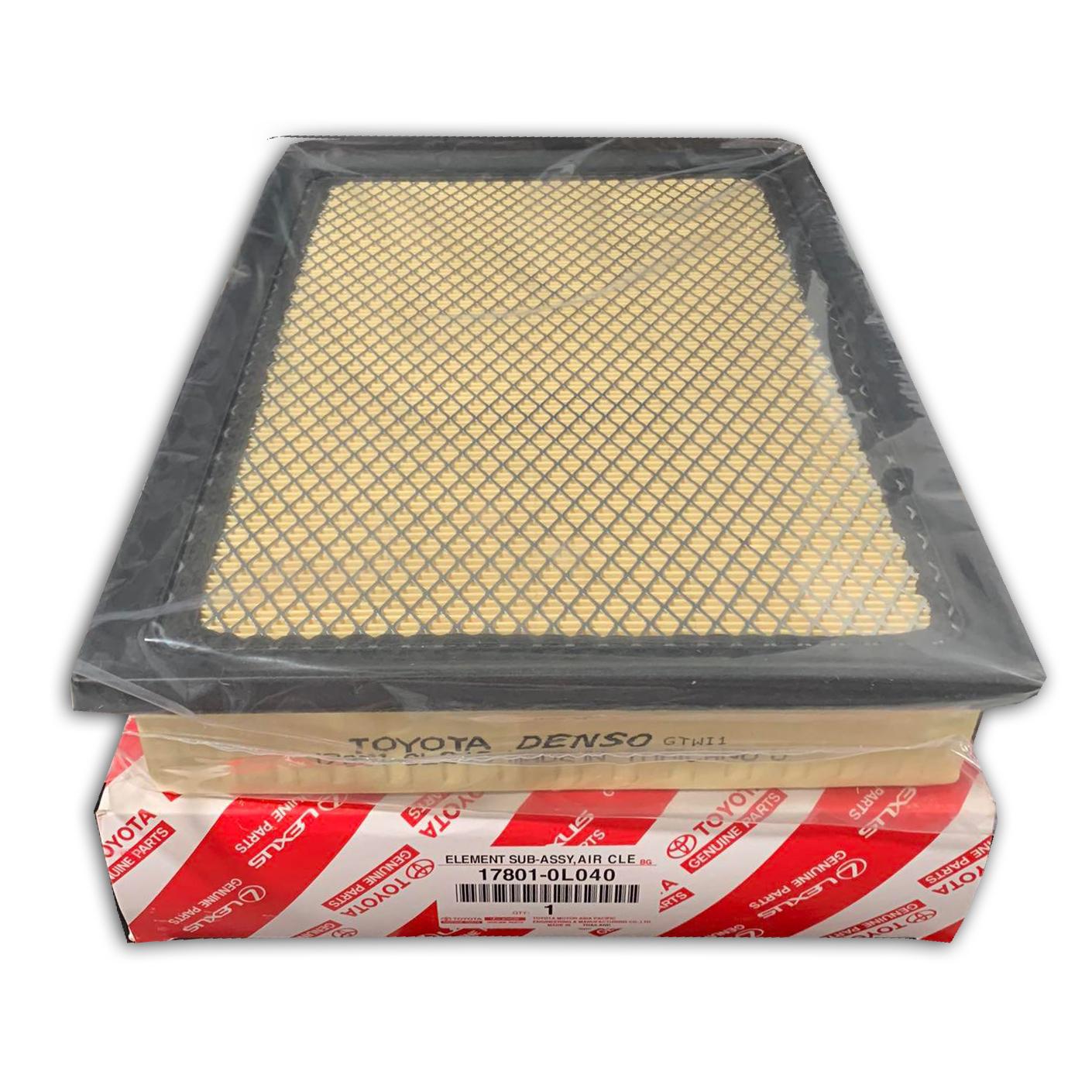 17801-0L040 AIR FILTER Toyota Innova 2016-2022 Denso Air Filter Made in ...