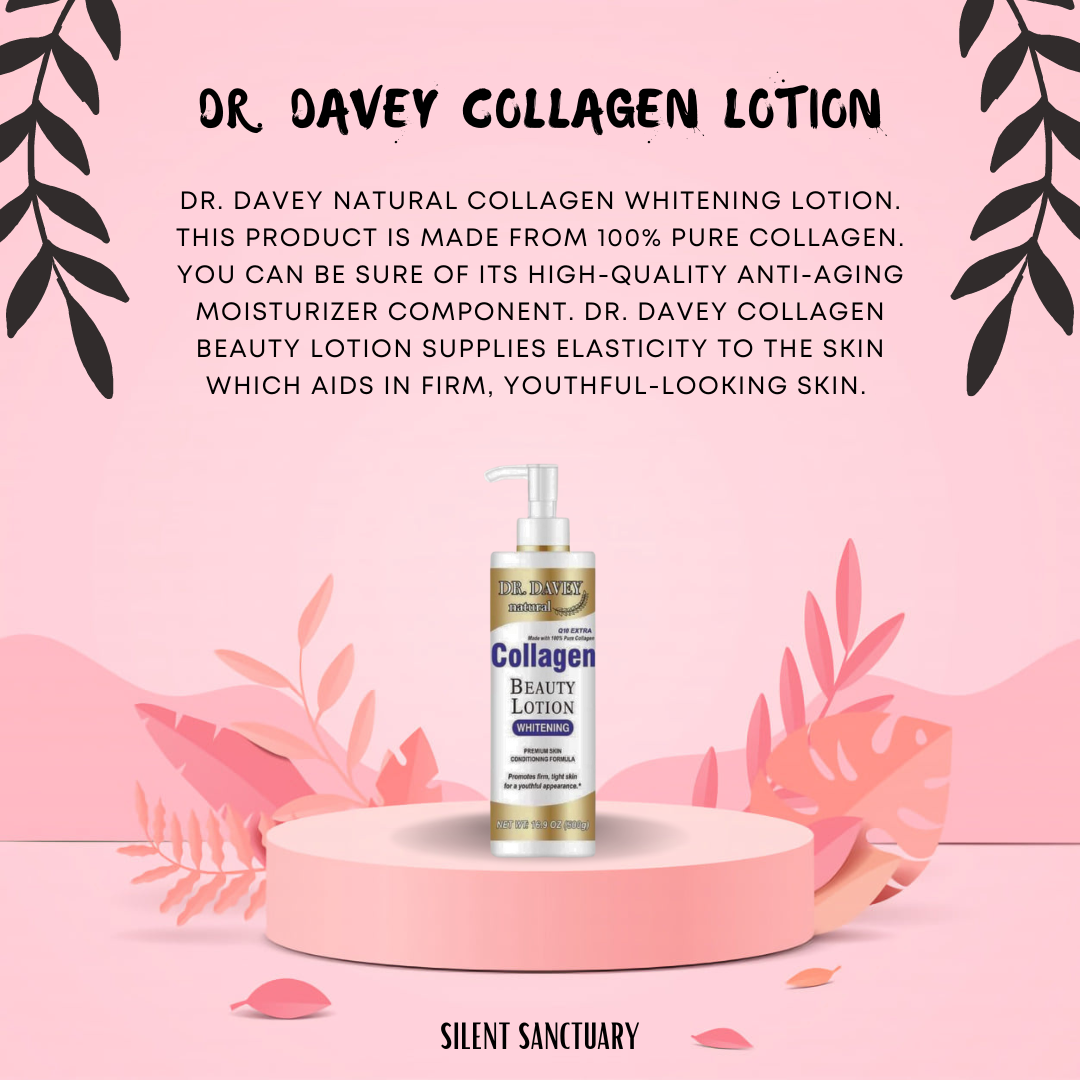 Original Dr. Davey Collagen Skin Whitening Beauty Lotion - Skin Firming ...