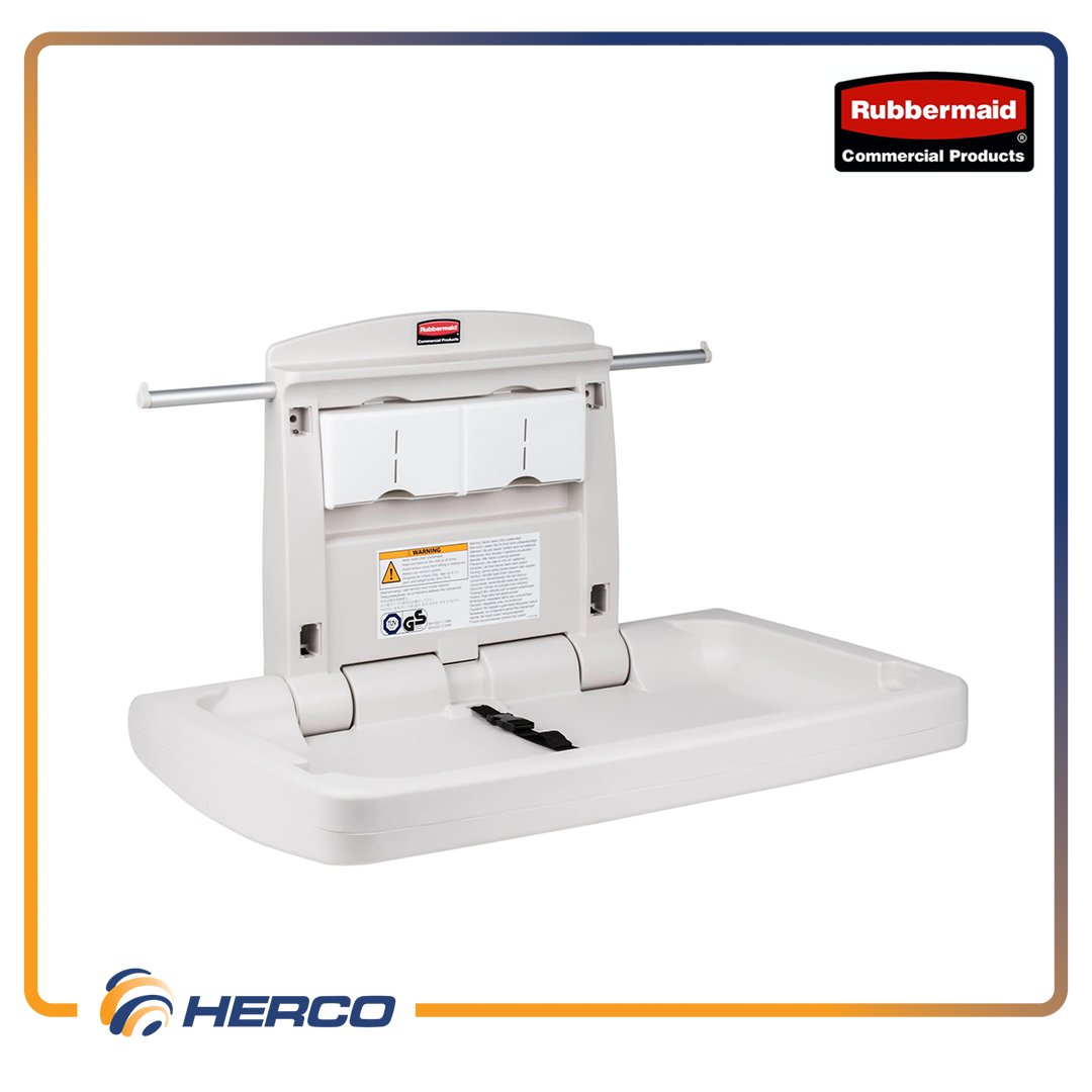 Rubbermaid FG781888FLAT Horizontal Baby Changing Station / Table ...