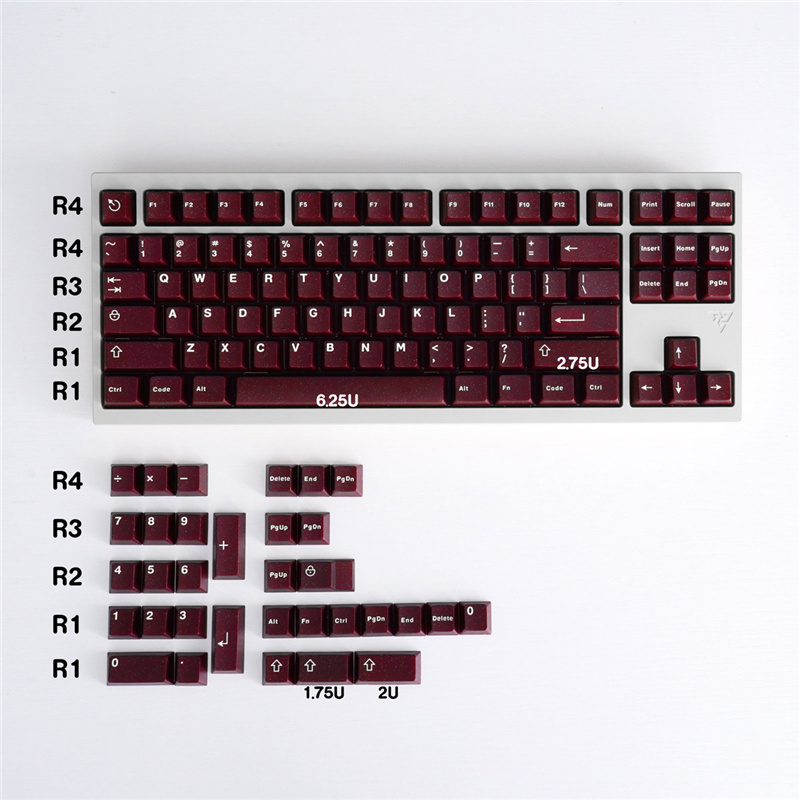 Translucent Red Wine RedBlueBlackCyanPurple ABS Two-Color Molding ...