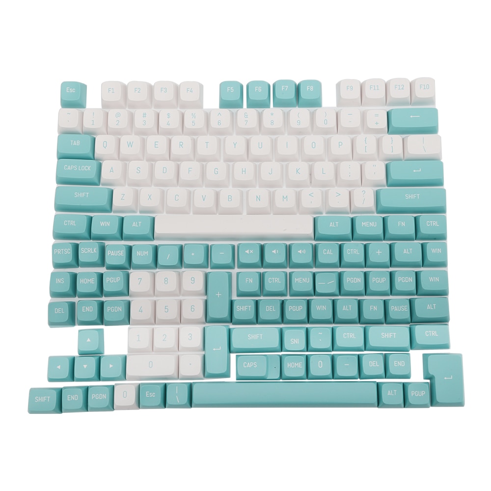 149 Keys CSA Profile PBT Double-Shot Keycaps 6.25U Black Yellow Key Cap ...