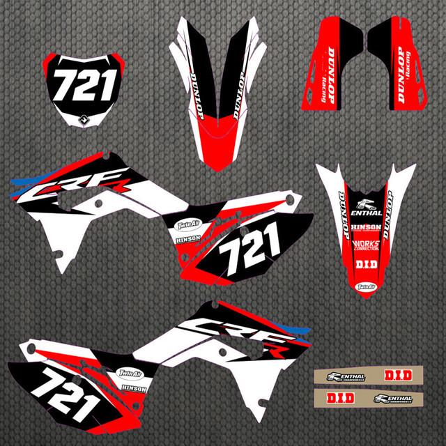 Graphics Honda Crf 300l 2022 Honda Crf300l Decal Sticker - Free Custom ...