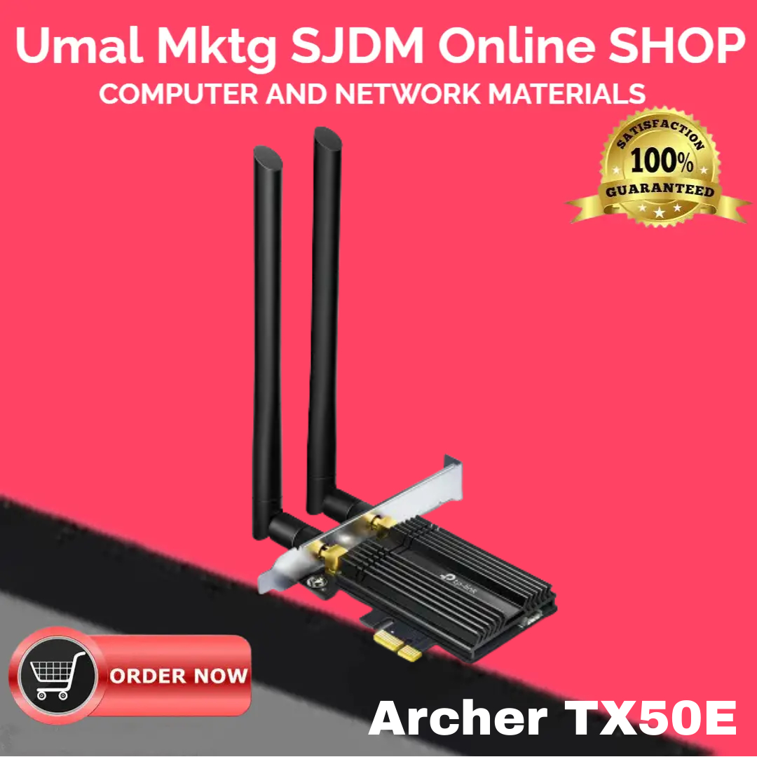 TP-LINK Archer TX50E AX3000 Wi-Fi 6 Bluetooth 5.0 PCIe Adapter | Lazada PH