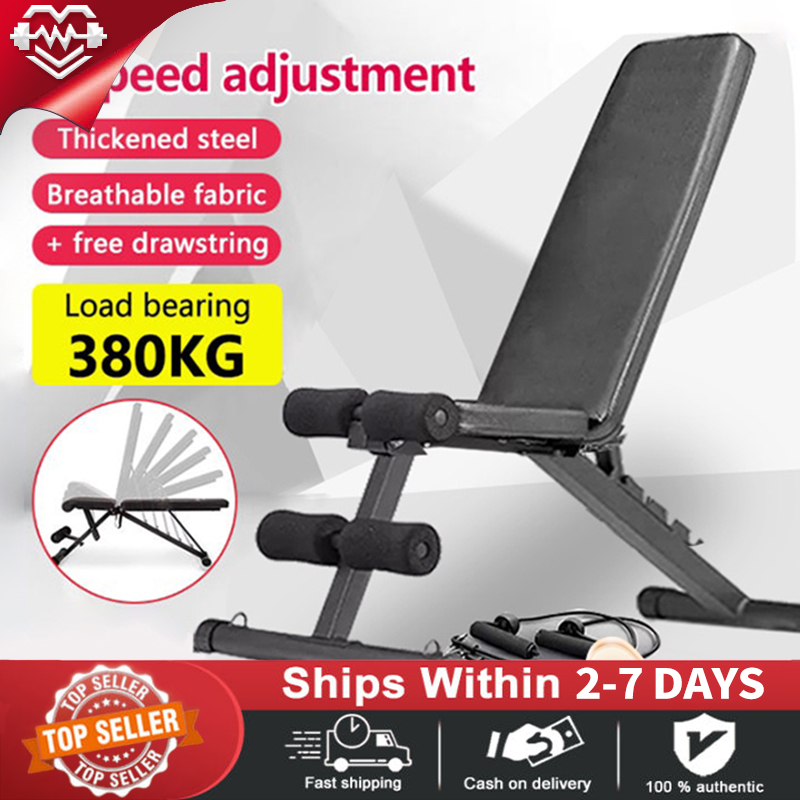 Folding Dumbbell Bench Home Weight Lifting Gym Sit Up Exercise Bench ...