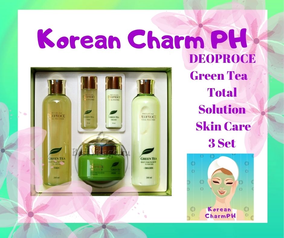 DEOPROCE Green Tea Total Solution Skin Care 3 Set | Lazada PH