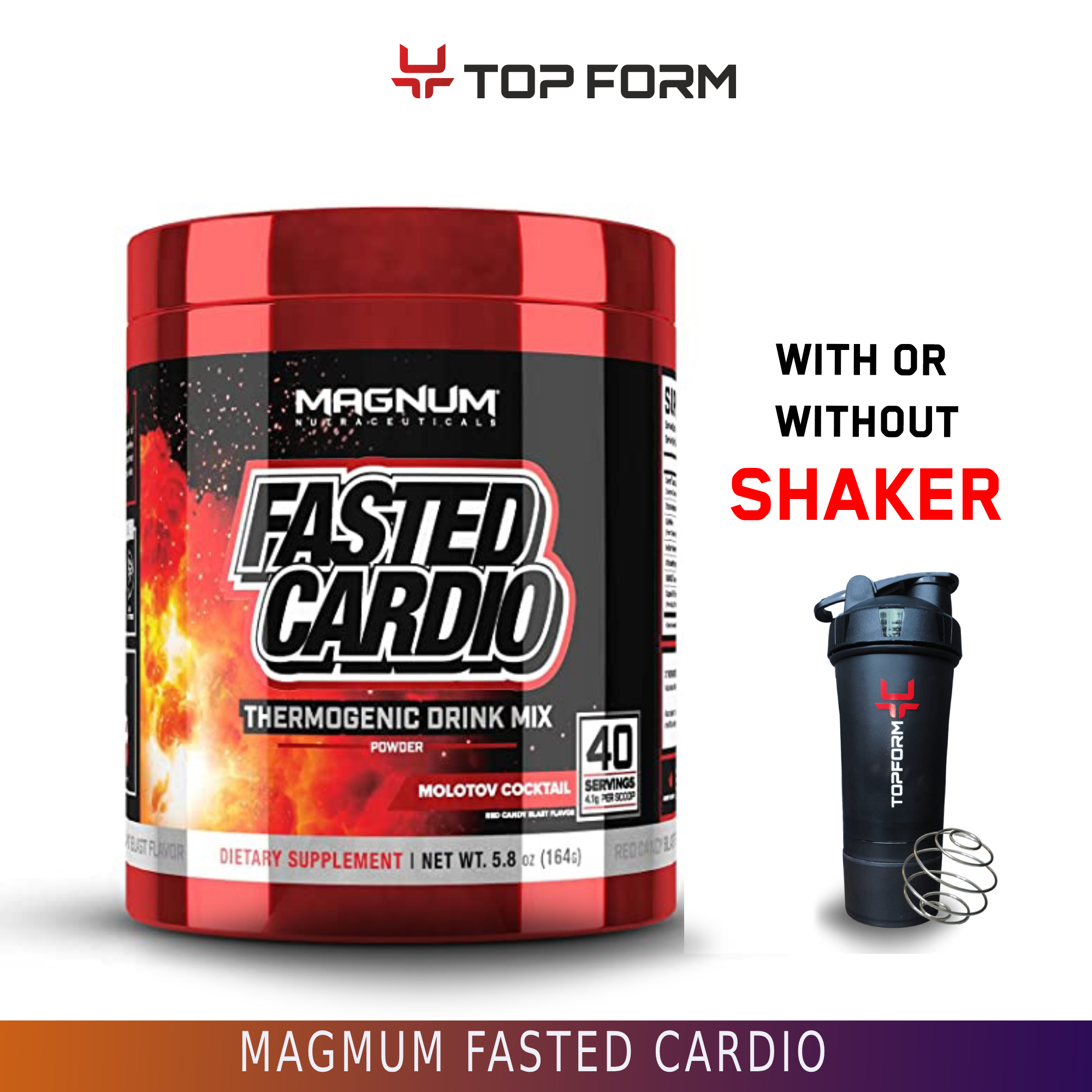 Magnum Nutraceuticals FASTED Cardio Thermogenic Energizing Fat Burner ...