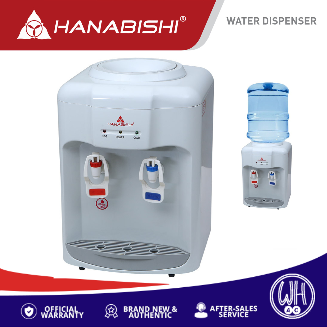 Hanabishi Water Dispenser HTTWD200 Table Top Hot & Cold | Lazada PH