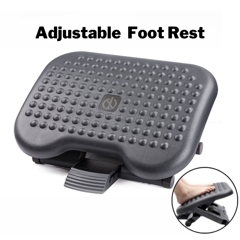 Ergonomic Foot Rest Adjustable Angle Office Foot Rest Stool for Under ...