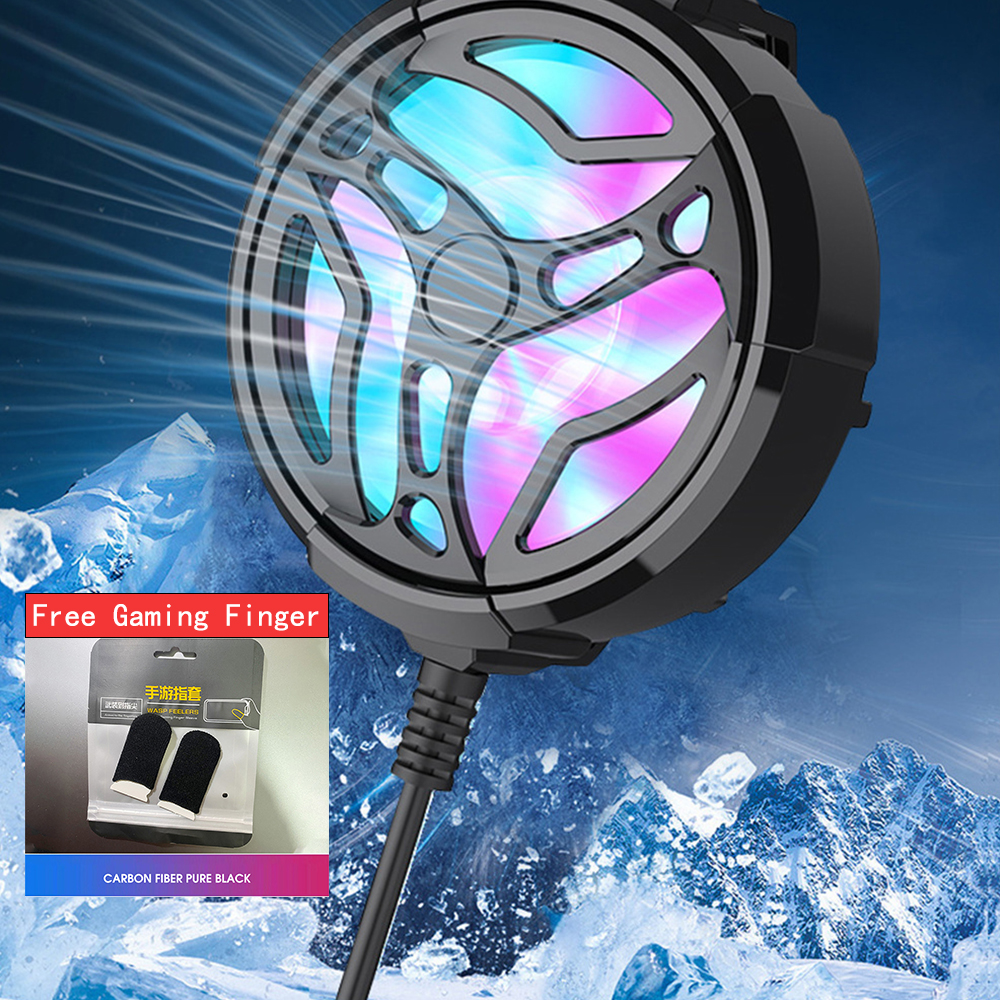 【Local Stock】Rechargeable Mobile Phone Game Cooler Portable Mobile ...