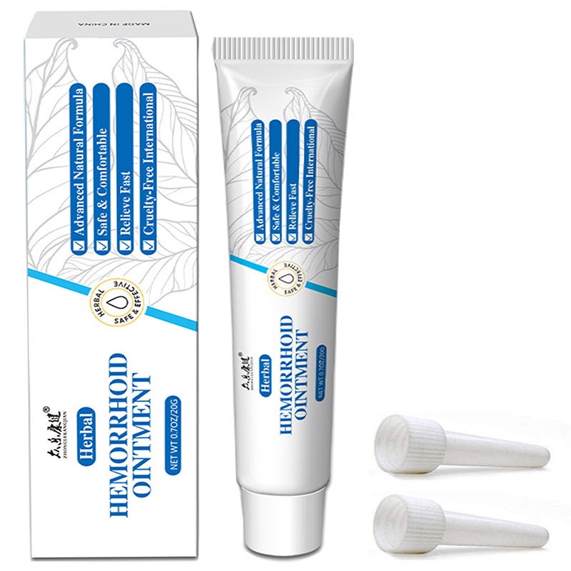 Hemorrhoid Treatment Cream (20g Tube), Maximum Strength Multi-Symptom ...