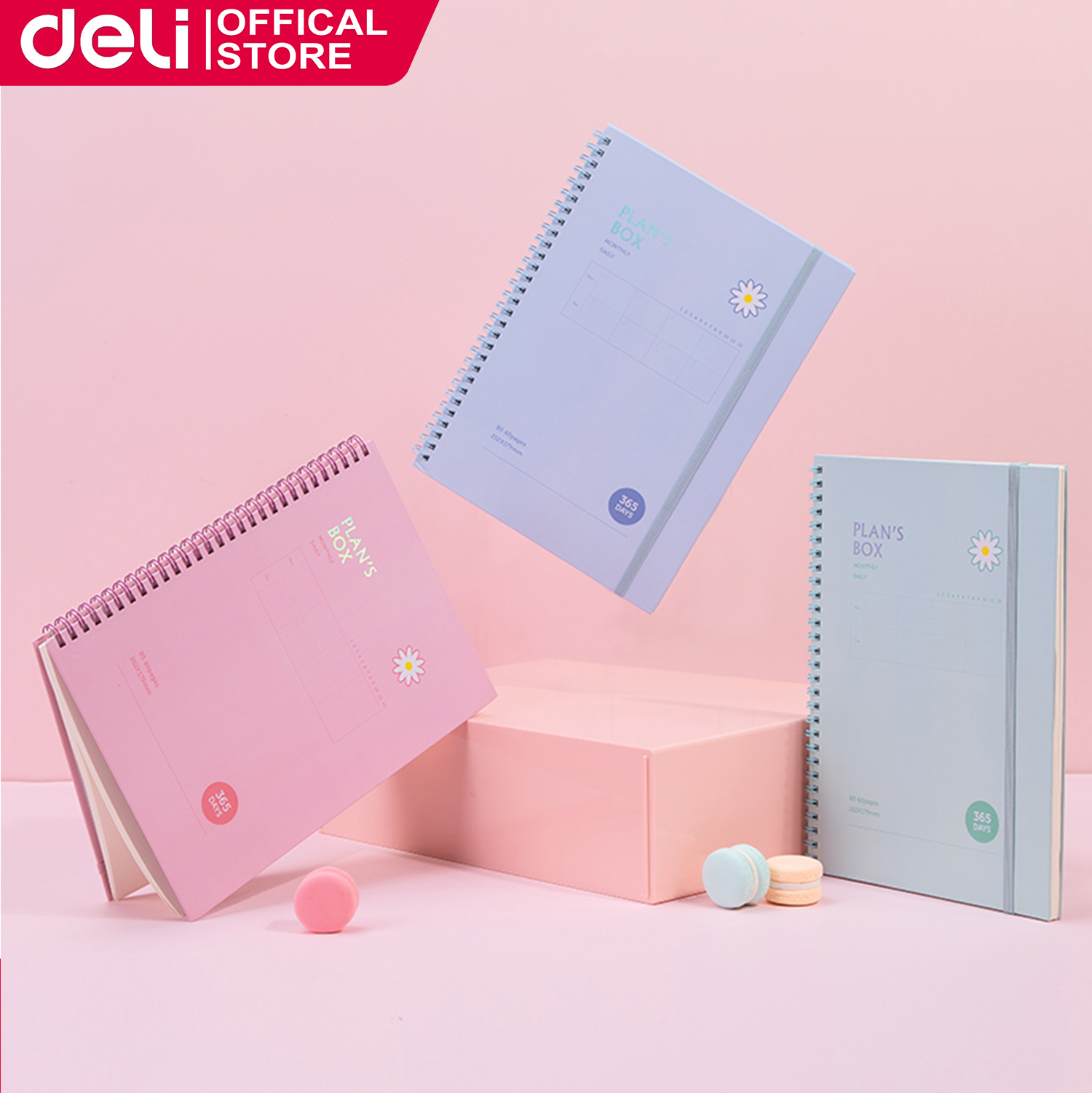 Deli B5 Notebook for School Supplies Laptop Diary Fashion And Simple ...