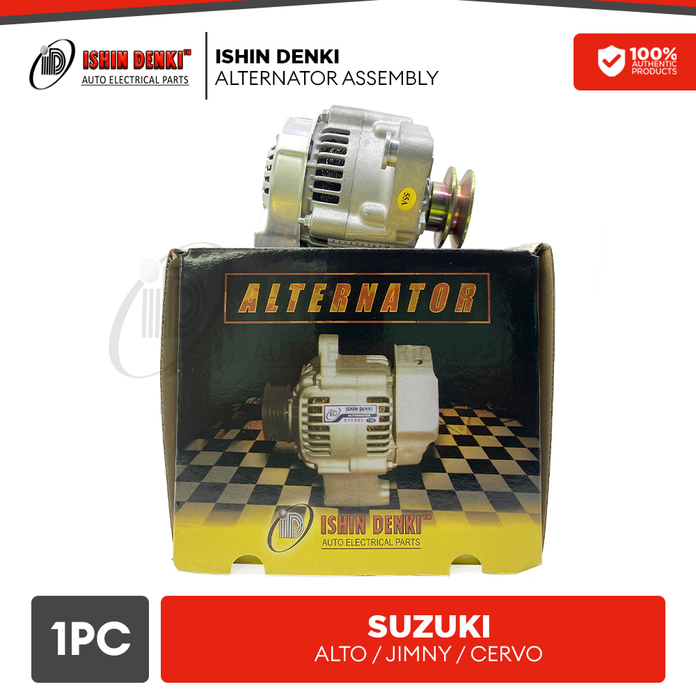 Ishin Denki Alternator Suzuki Alto / Jimny F6A 55/12 ID-SUZ-A015 1pc ...