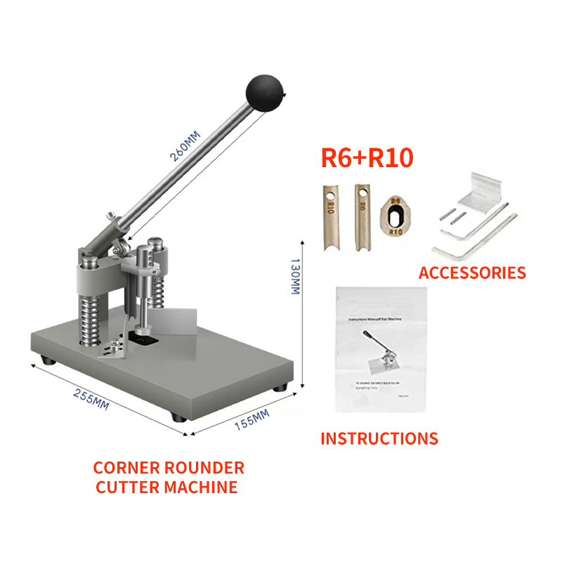 Corner Rounder Cutter Machine Paper Corner Punch, R4mm R6mm R10mm 1.2 ...