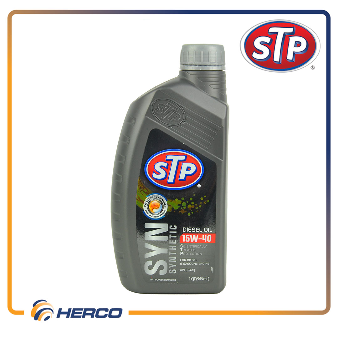 STP Synthetic Diesel Oil (SEMI) 15W-40 946ML | Lazada PH