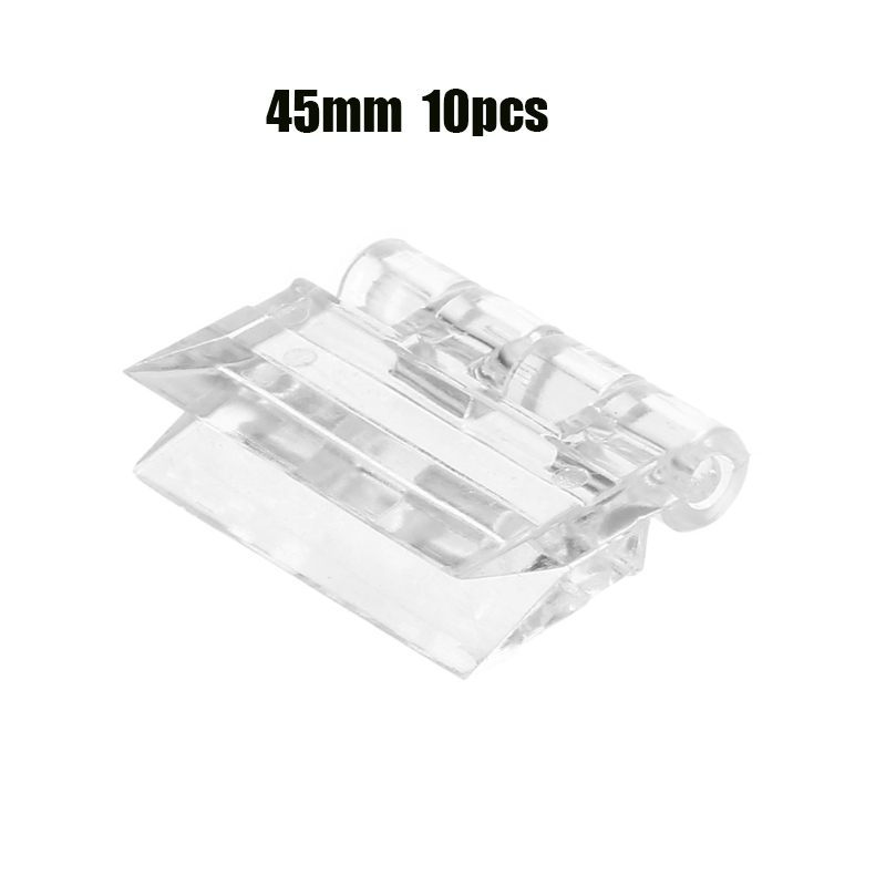 10Pcs Acrylic Folding Hinges Durable Clear Acrylic Hinge Cabinet ...