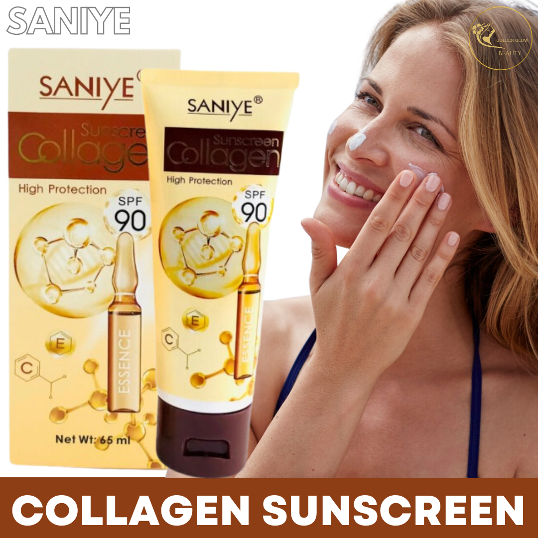 Saniye Sunscreen Cream Collagen Whitening Moisturizing High Protection ...