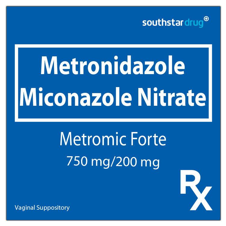 Rx: Metromic Forte 750mg / 200mg Vaginal Suppository | Lazada PH