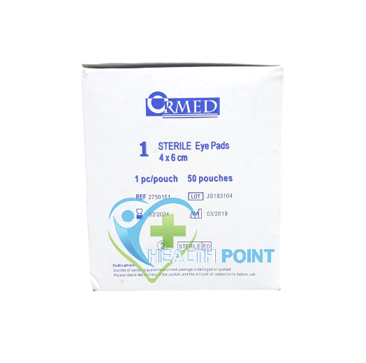 ORMED Sterile Eye Pads 4x6cm 50's ( 1 Box ) | Lazada PH