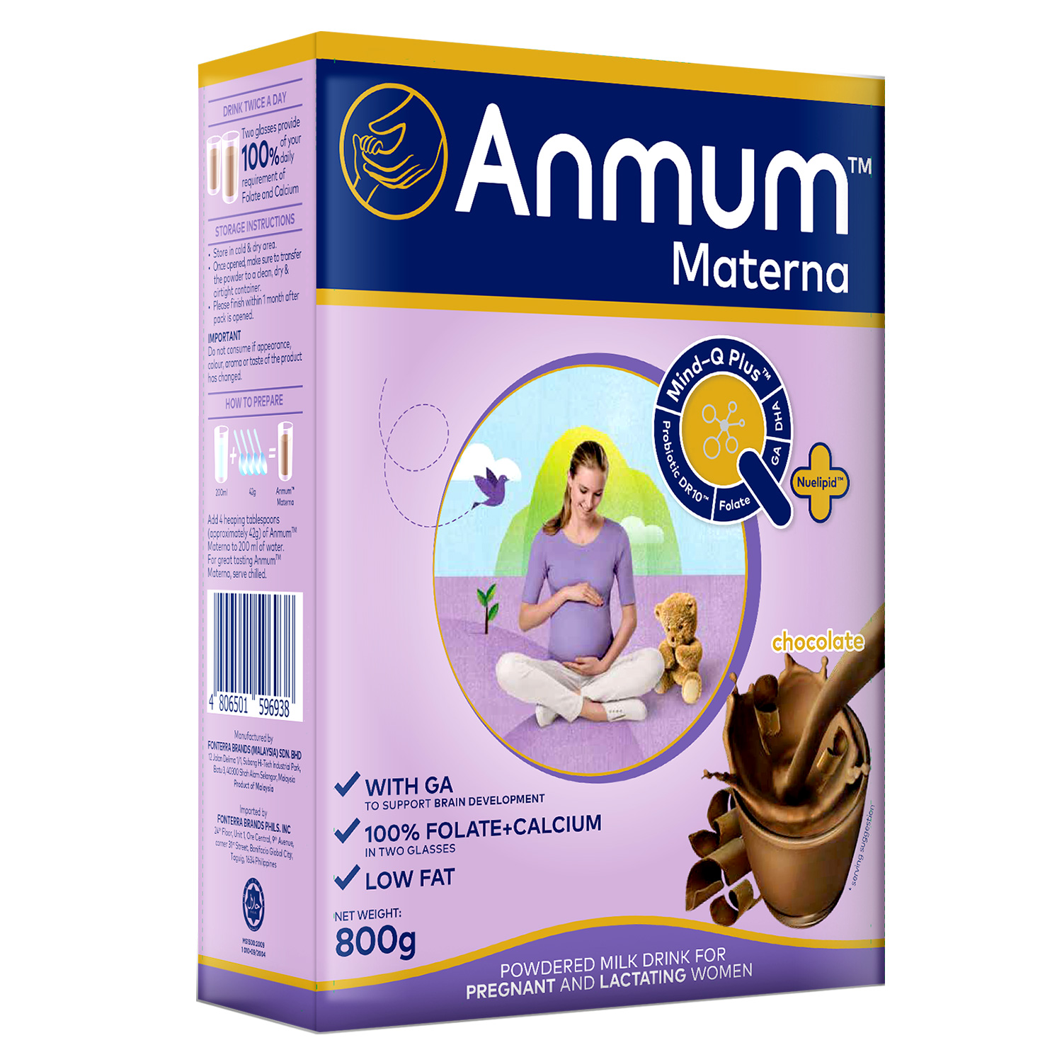 Anmum Materna Pregnancy Milk Powder Chocolate 800G x 3 | Lazada PH