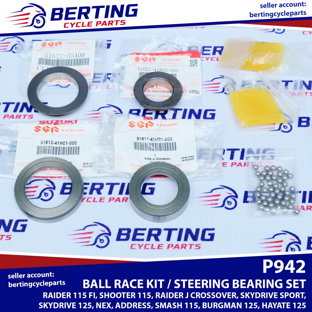 【factory outlet】 SGP BALL RACE KIT Suzuki Raider J Shooter Skydrive ...