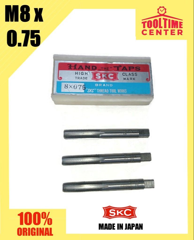 SKC 3 pc. Hand Tap Set M8x0.75 Made in Japan | Lazada PH