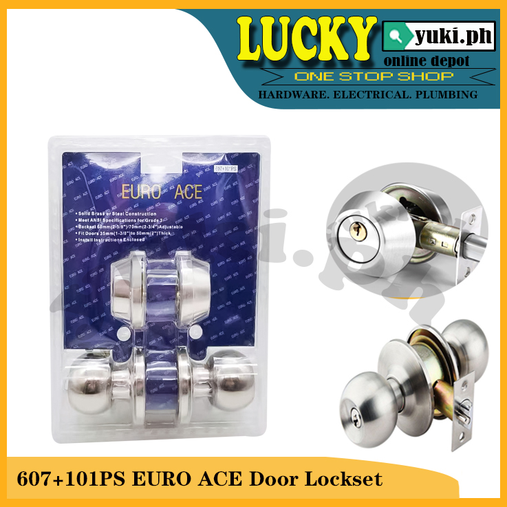 EURO ACE 607(door lock)+101AB(deat lock)/ 607(DOORLOCK)+101PS(DEAT BOLT ...