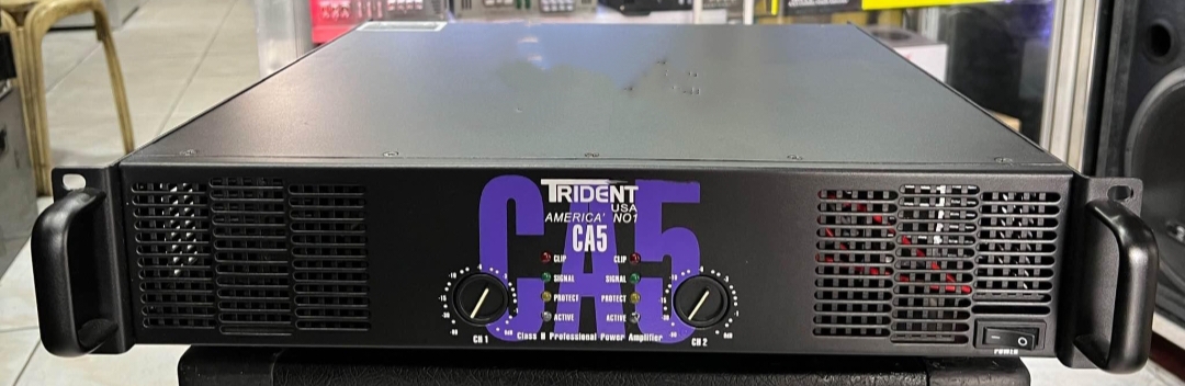 Trident CA-5 Power Amplifier ( 430 Watts x 2 RMS ) | Lazada PH