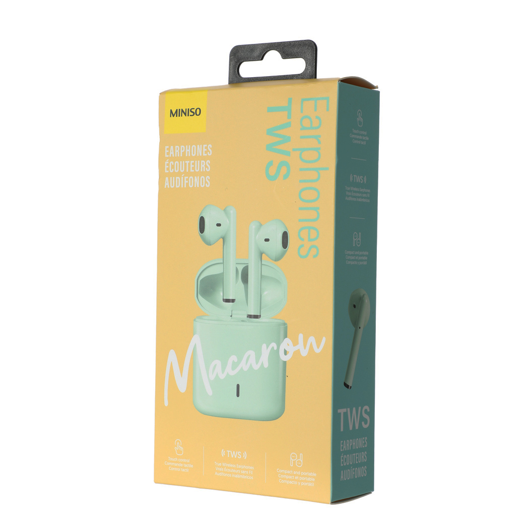 MINISO Macaron Half In-Ear TWS Earphones Model: S88 | Lazada PH