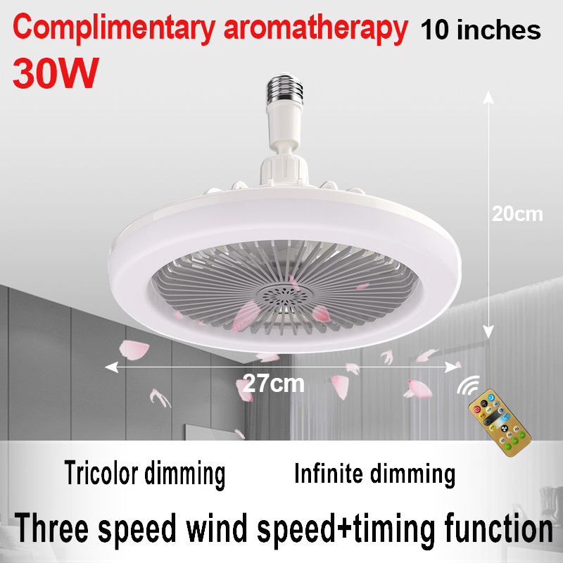 YOWXII 🔥2-in-1 Five leaves ceiling fan light | E27 multifunction ...