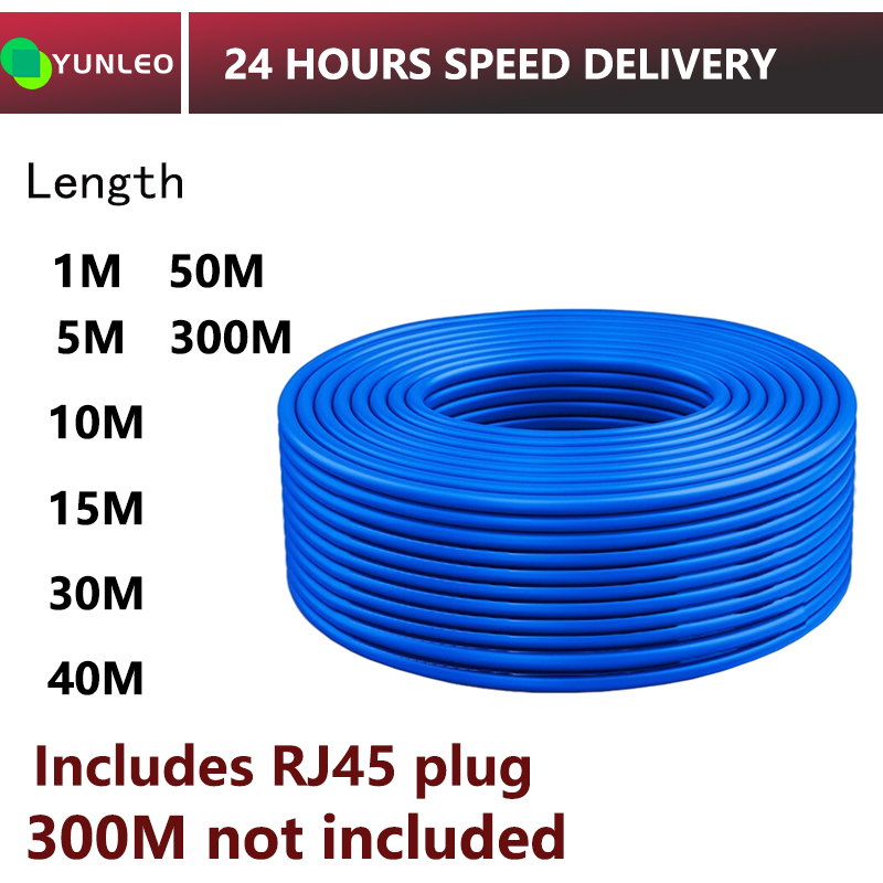 1M 5M 10M 15M 20M 30M 40M 50M Ethernet Cable High Speed RJ45 CAT5/CAT5E ...