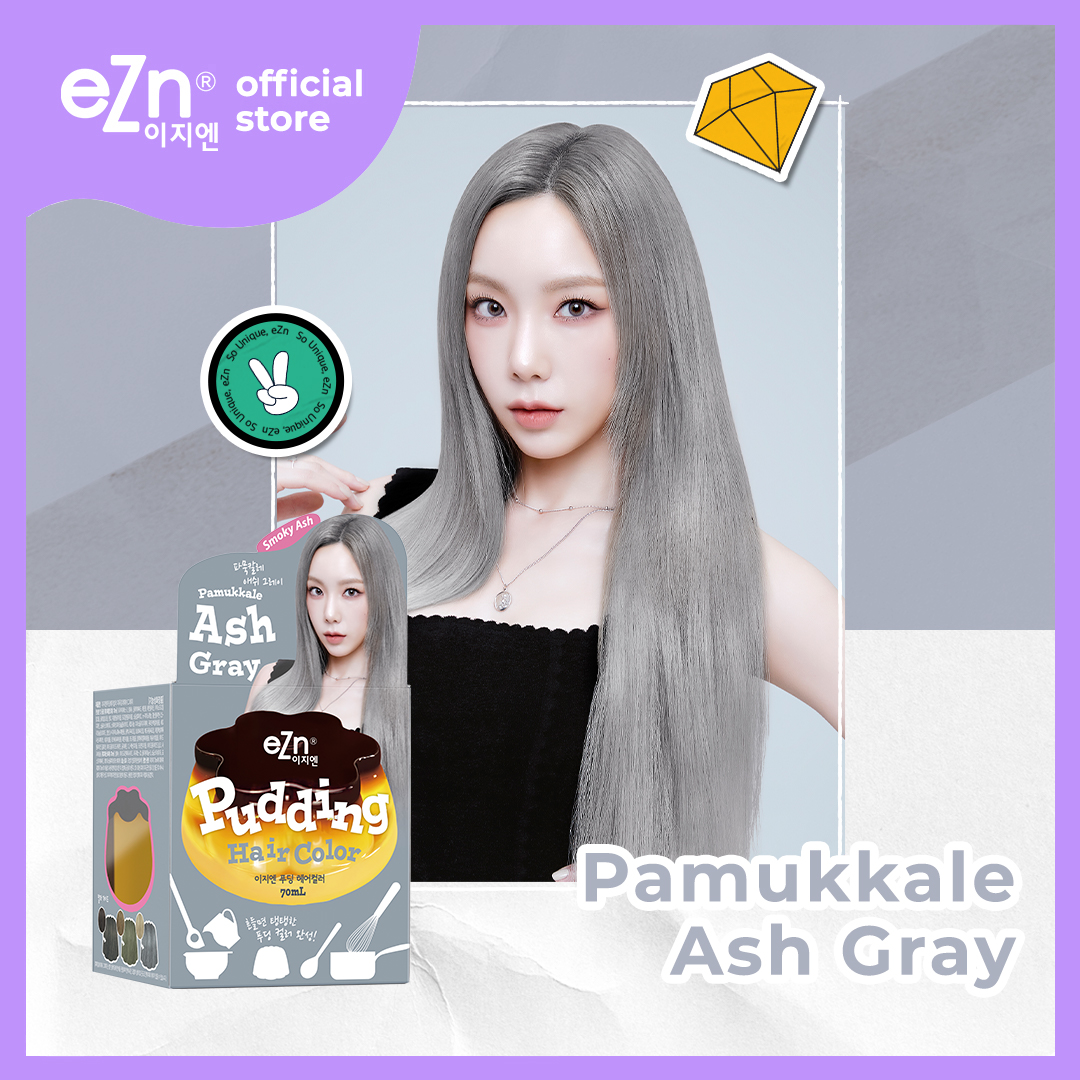 eZn Pudding Hair Color Pamukkale Ash Gray (70 ml) - TAEYEON's PICK Self ...
