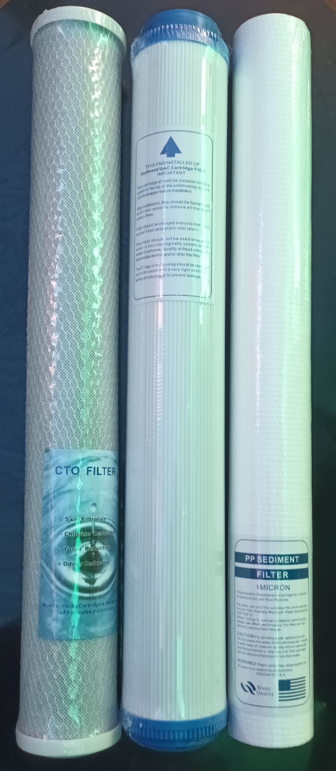 3 pcs Set - All Universal Standard Slim 20 inches - 3 Stage Filters ...