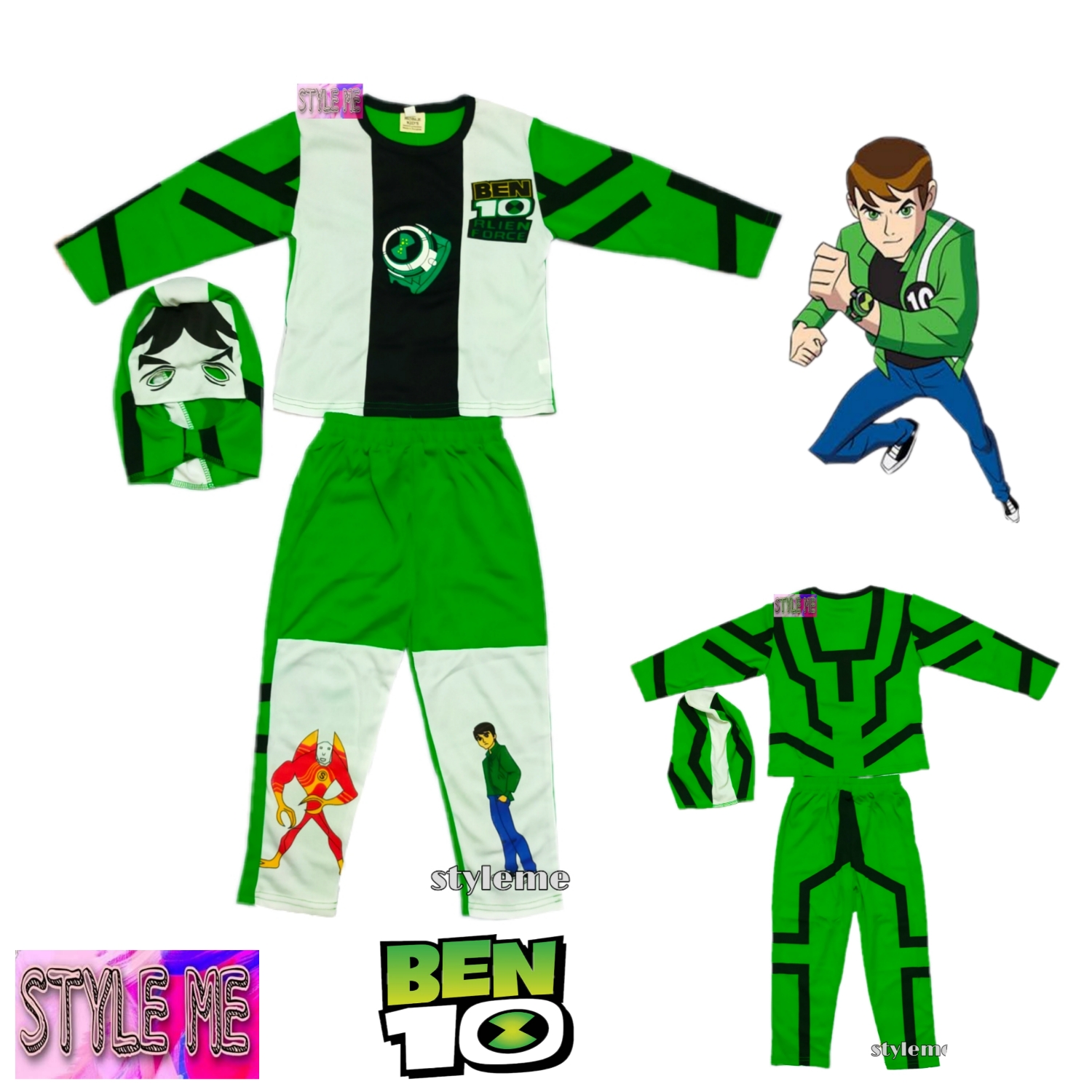 BENN TENNYSONN BEN 10 CHARACTER COSTUME/ COSPLAY FOR KIDS | Lazada PH