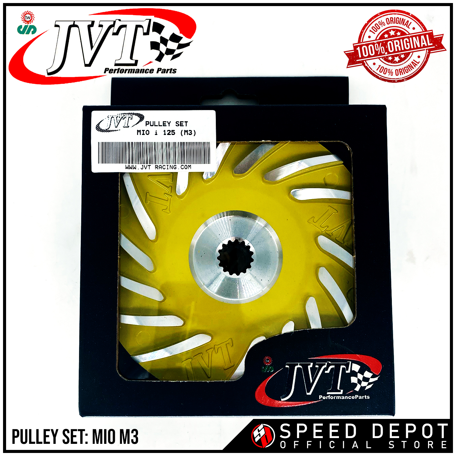 JVT PULLEY SET: Yamaha Mio i125 (M3) * Speed Depot | Lazada PH