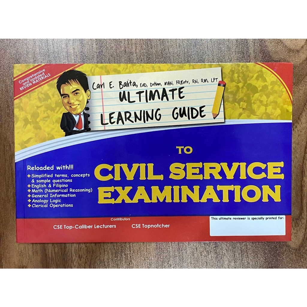 CBRC Civil Service Exam CSE Ultimate Learning Guide Reviewer | Lazada PH