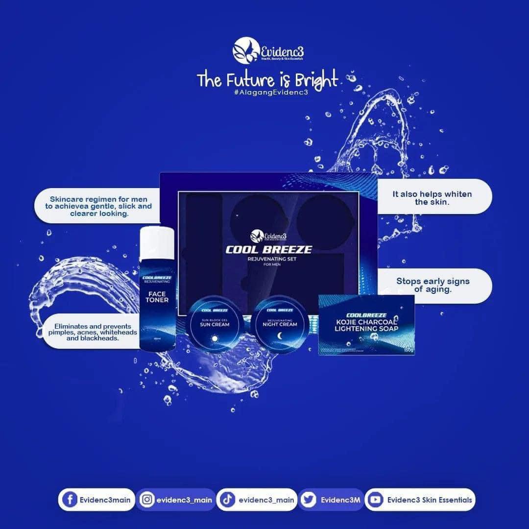 Legit Evidenc3 Cool Breeze Rejuvenating set for men | Lazada PH