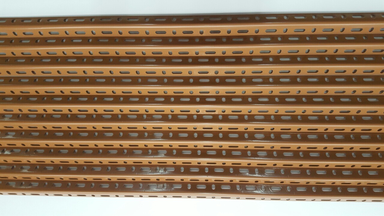 Steel Slotted Angle Bar 1" x 1" x 1.8mm x 10ft Brown (10 PCS) with FREE ...