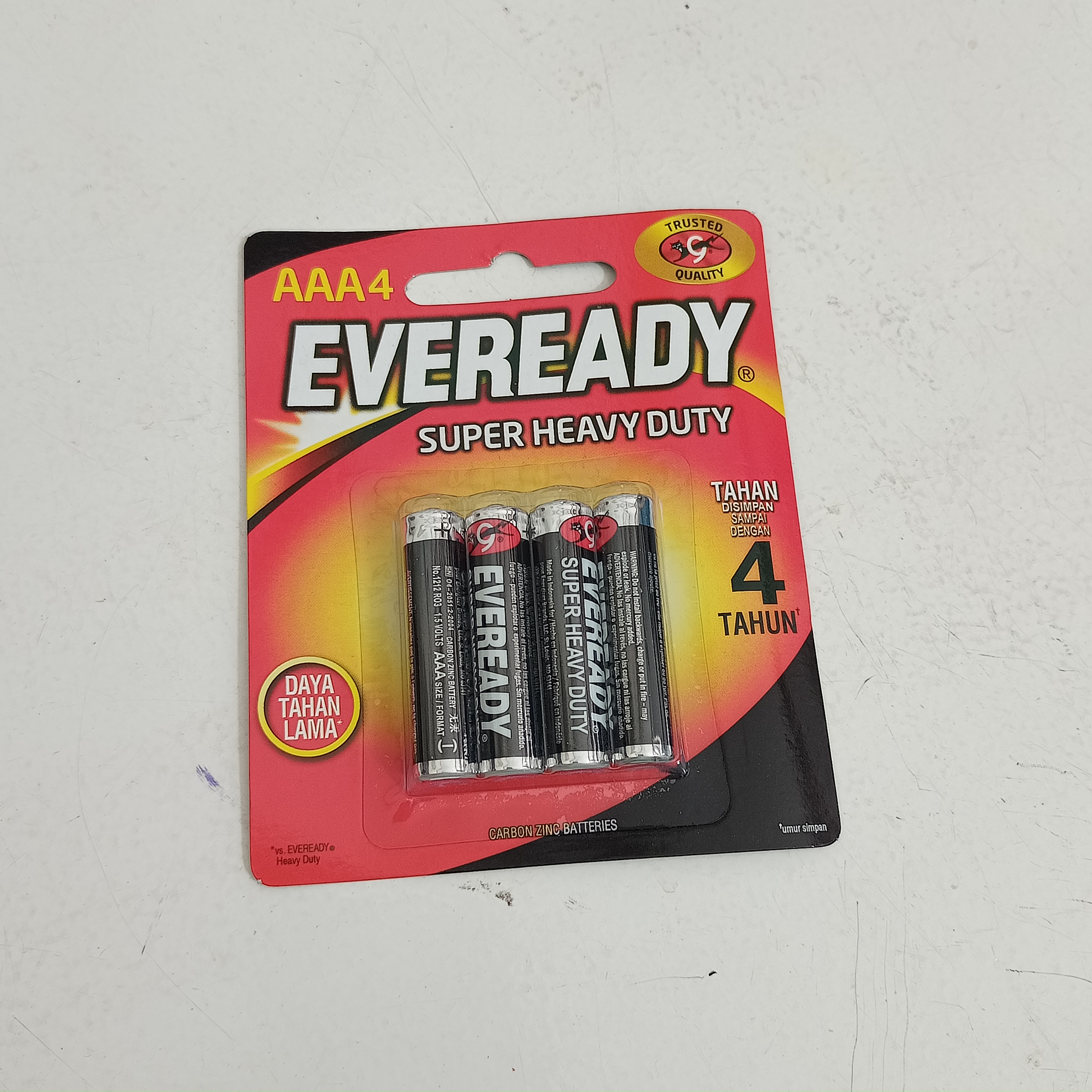 EVEREADY Super Heavy Duty Battery AA Double A, AAA Triple (4 PIECES, box) | Lazada PH
