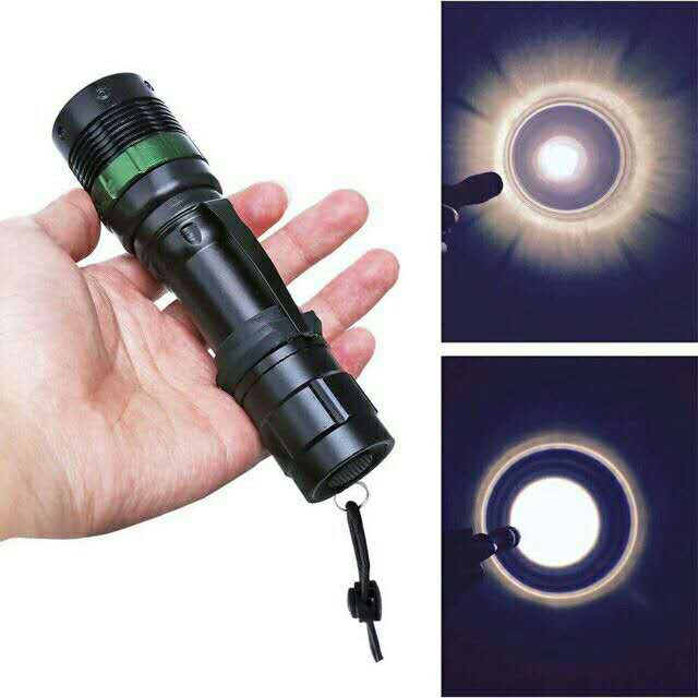 R-15# LED Police Cree Rechargeable/Adjustable Flashlight | Lazada PH
