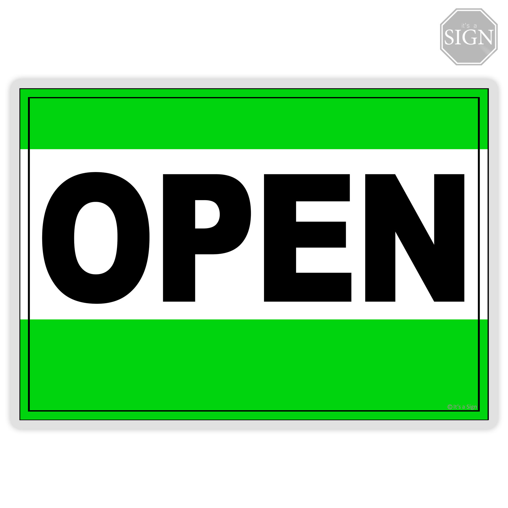 Open Close Sign - Laminated Signage Label - A4 Size | Lazada PH