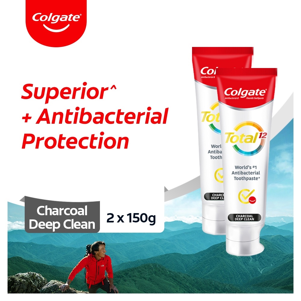Colgate Total Charcoal Deep Clean Multi-Benefit Antibacterial ...