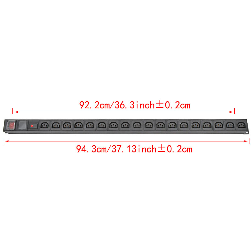 C14 Port Pdu Power Distribution Unit 2 23 Ac C13 Powercon Inlet And Outlet Socket Server Rack