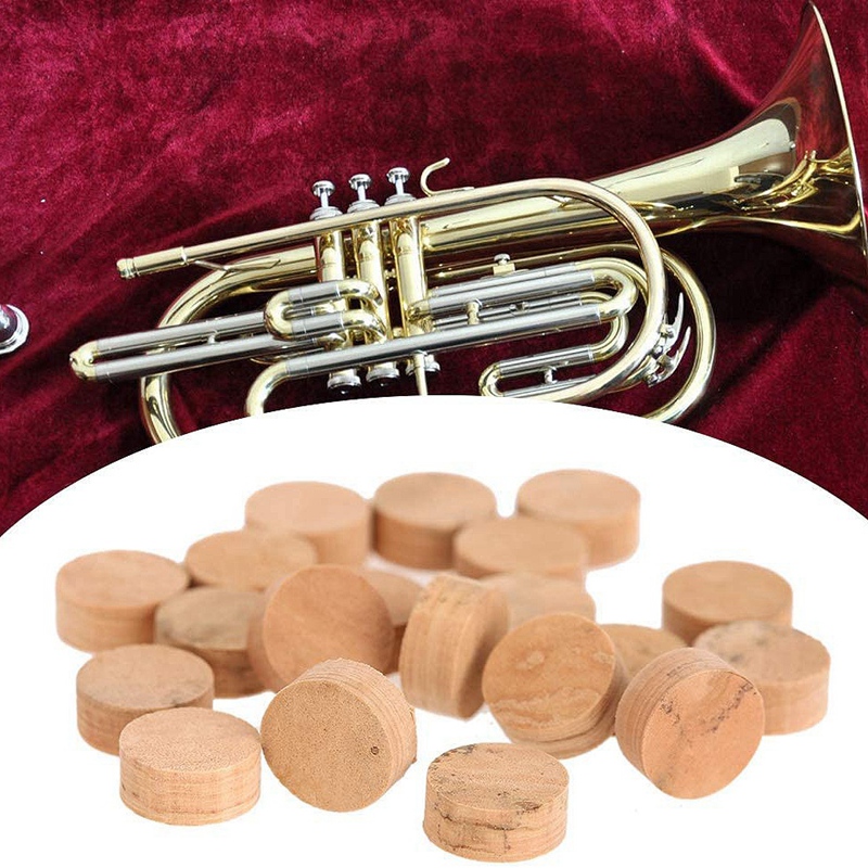 20Pcs 9.5mm Trumpet Cork Pads, Trumpet Repairing Cork Pads Trumpet ...