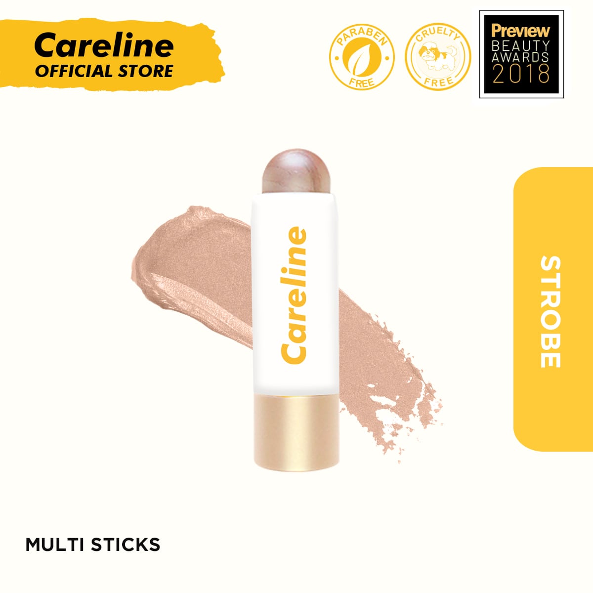 Careline Multi Stick [Multi use, Blush on, Contour, Highlighter ...